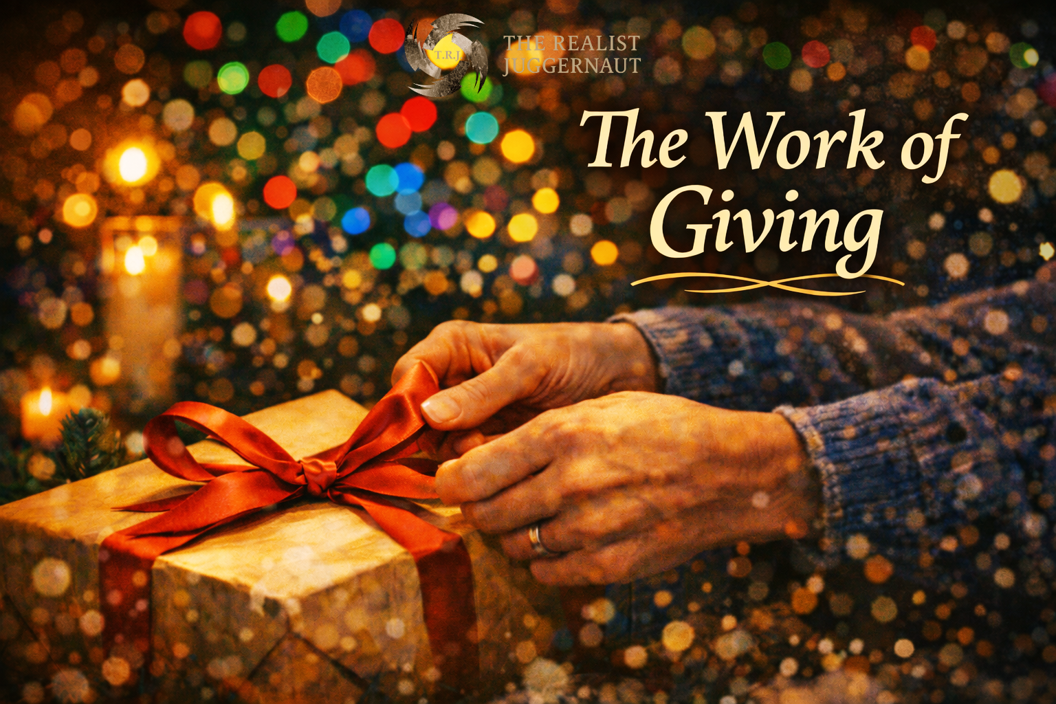 The Work of Giving – The Realist Juggernaut